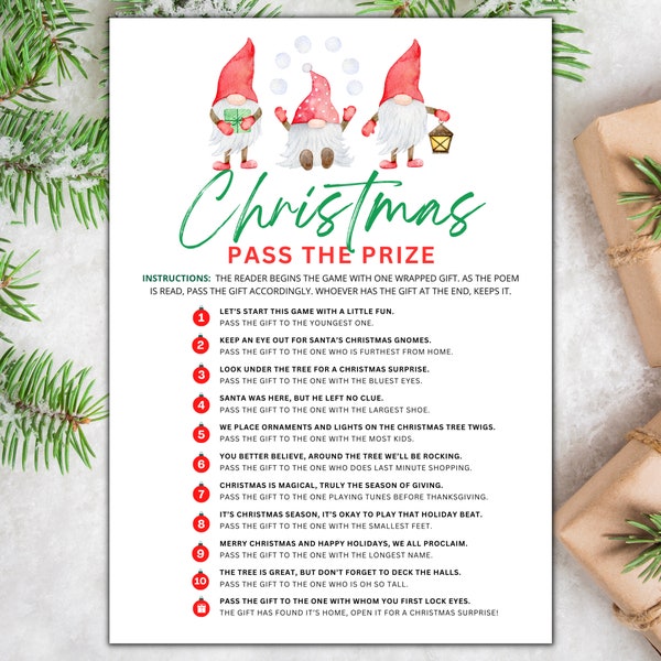 Christmas Game - Etsy