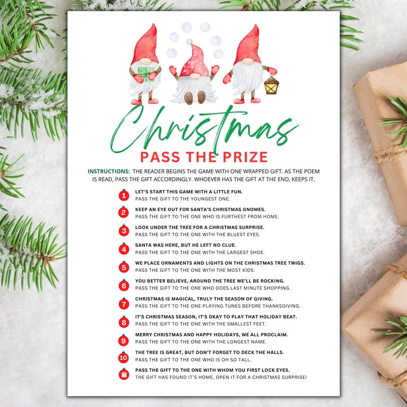 Christmas Game - Etsy