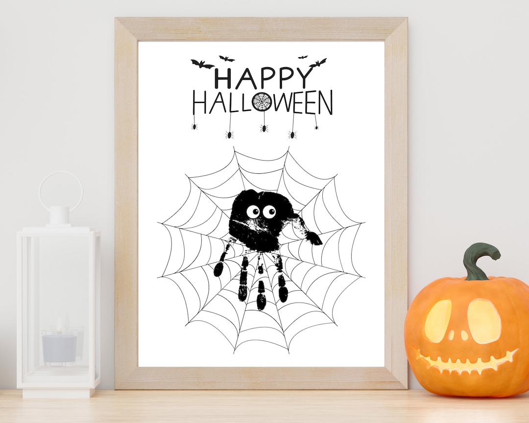 Halloween Handprint Craft | Halloween Preschool Craft | Halloween Craft ...