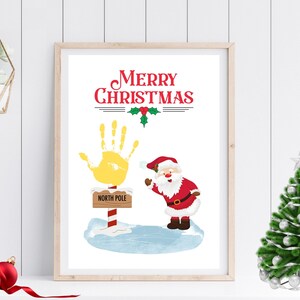 Christmas Handprint Craft | Christmas Preschool Craft | Christmas Craft ...