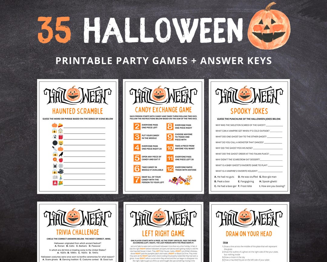 Halloween Games | Halloween Party Games | Halloween Game | Halloween ...