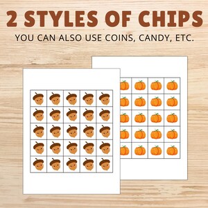 Fall Bingo | Fall Bingo Cards | Autumn Bingo | Printable Fall Games ...