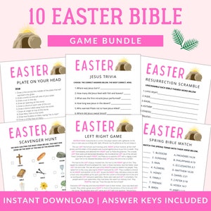 Easter Bible Games | Christian Easter Games | Easter Games | Easter ...