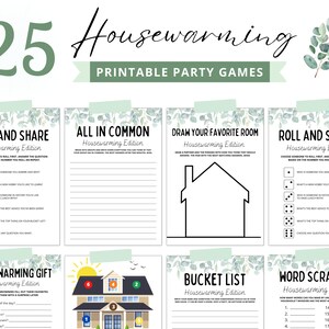 Housewarming Party Games Housewarming Games New Home Games - Etsy