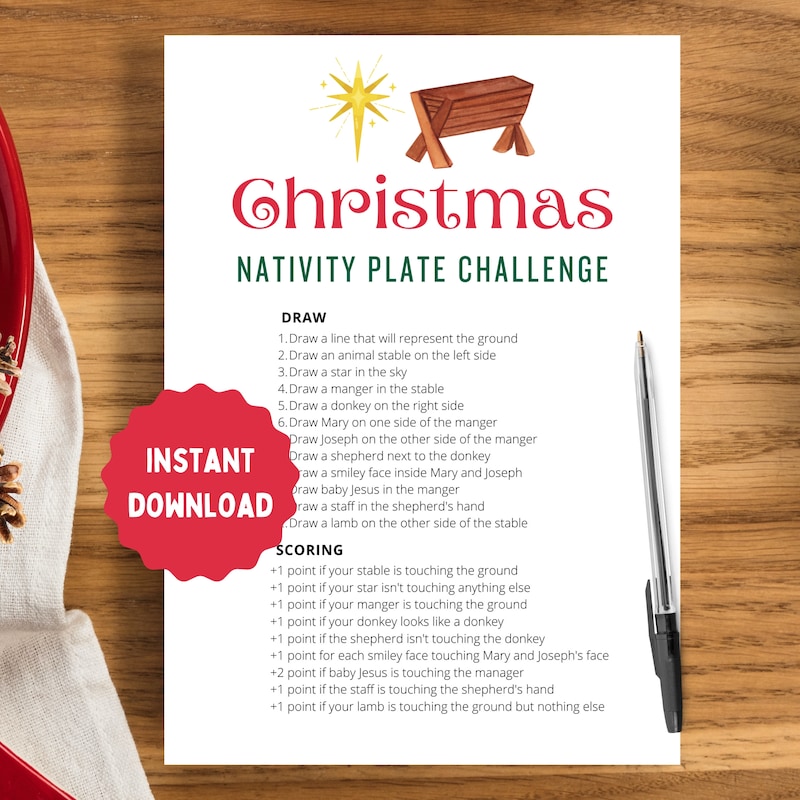 Christmas Plate Programs - Etsy