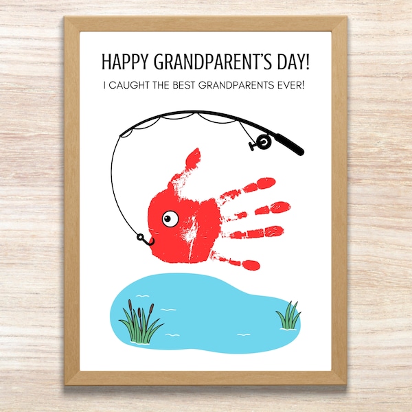 Grandparents Day Handprint Craft - Etsy