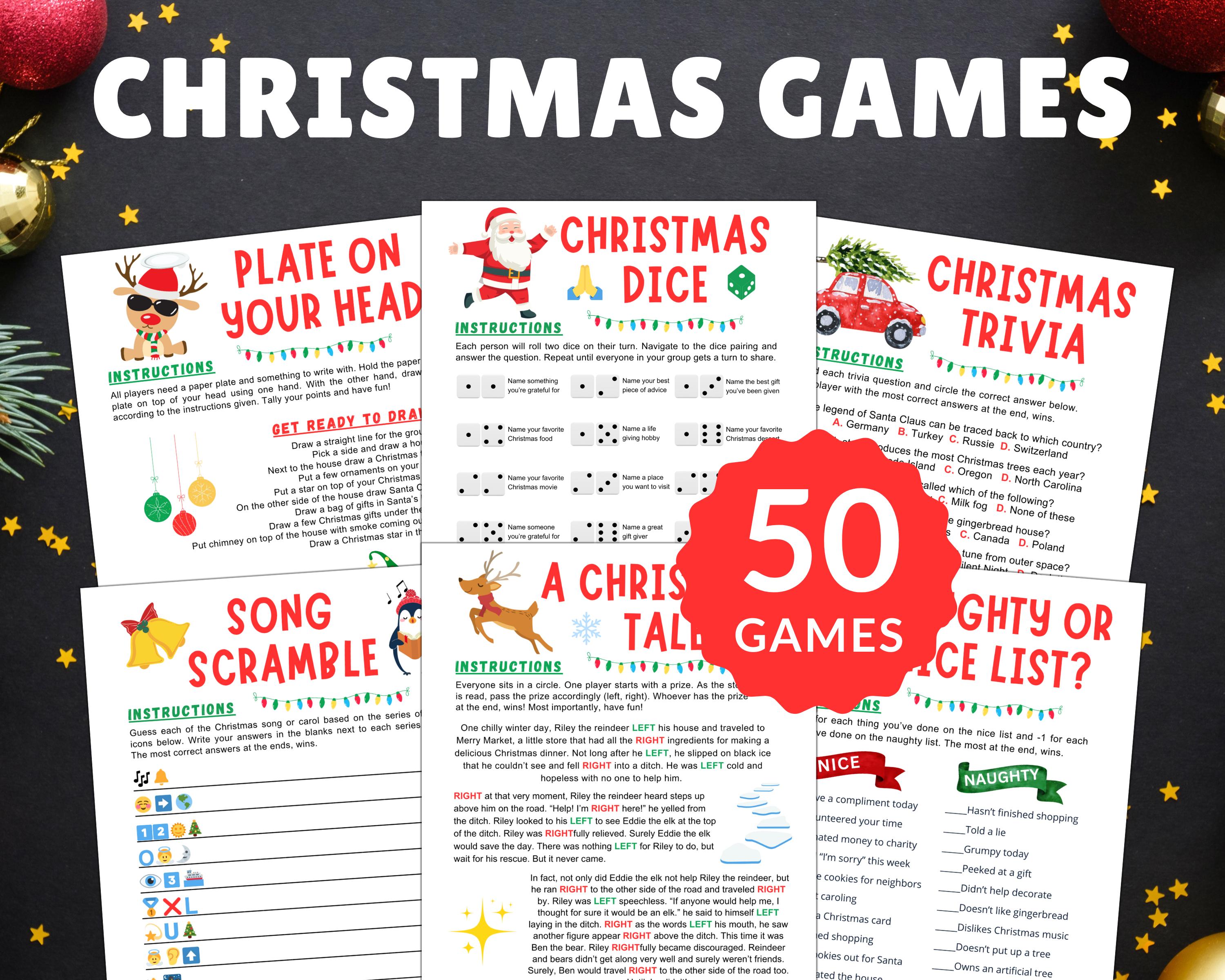 Christmas Game Mega Bundle: Christmas Party Games (christmas Bingo ...