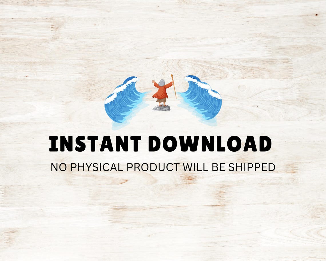 Bible Left Right Game | Moses Parting the Red Sea Game | Exodus Bible ...