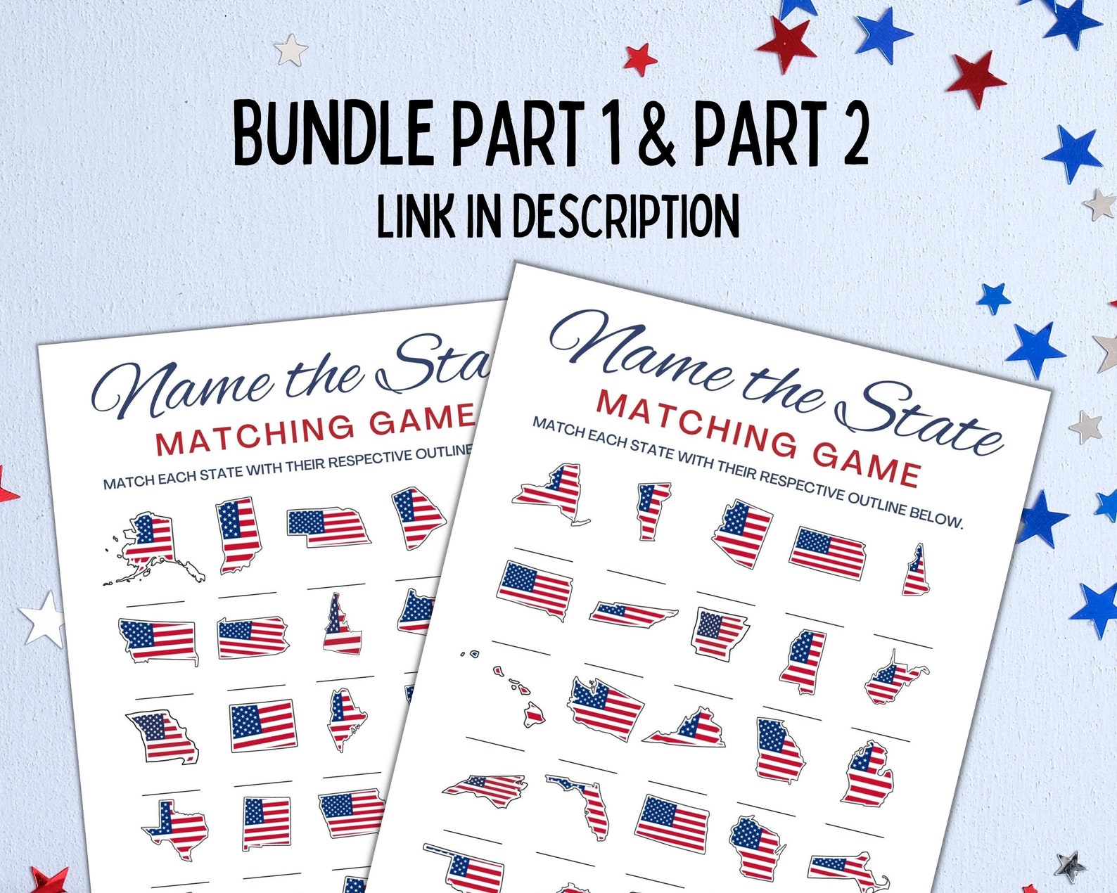 States and Capitals Game State Capitals Trivia Learn States and ...