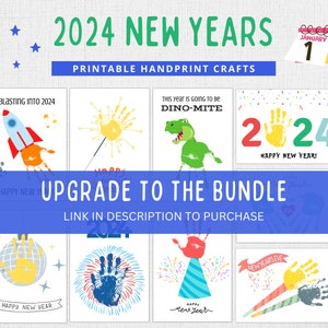 2024 New Years Handprint Craft New Years Handprint Craft New Years ...