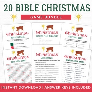 Church Christmas Party Games Christmas Bible Games Nativity Games Bible ...