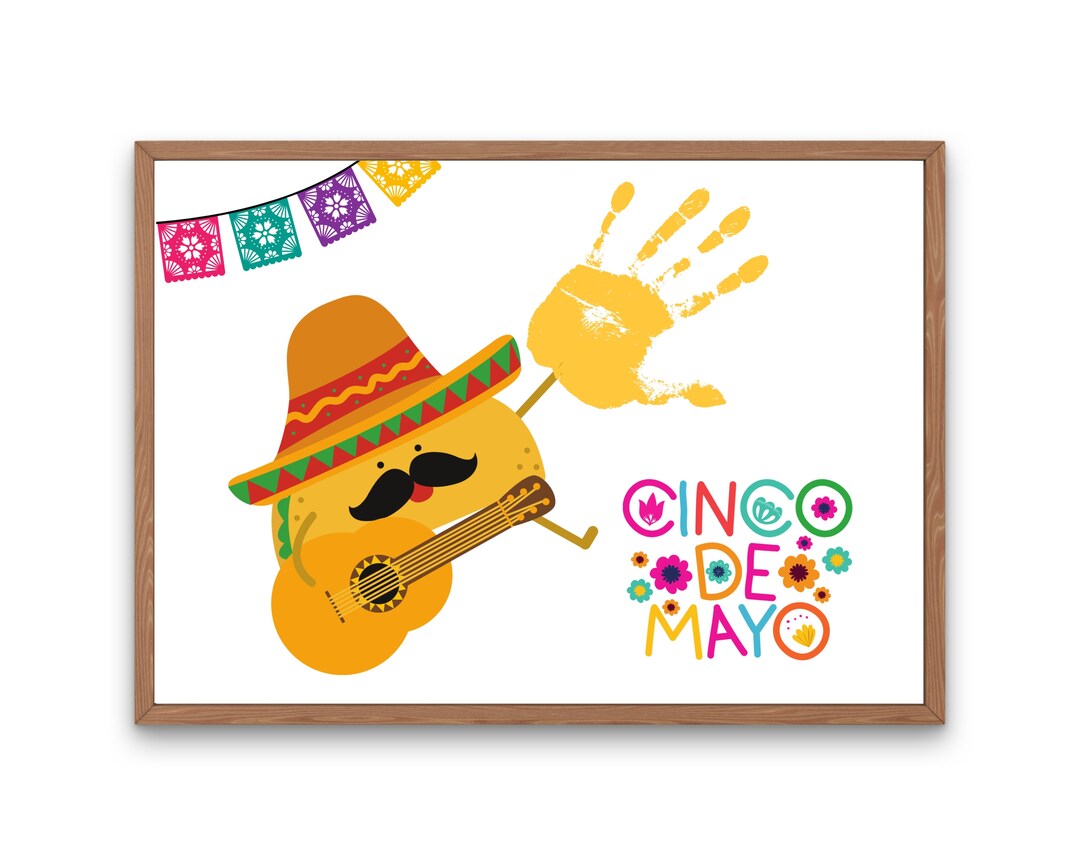 Cinco De Mayo Craft | Cinco De Mayo Handprint Craft | Cinco De Mayo ...