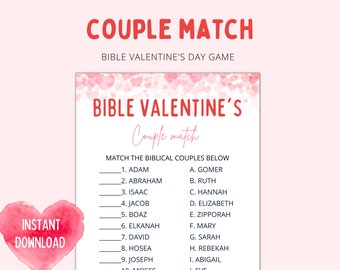 Valentine's Bible Games Valentine's Church Games Valentine's Party ...