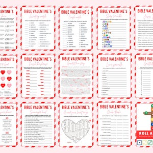 50+ Valentine's Bible Games: Christian Printable Bundle - Etsy