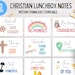 Christian Lunch Box Notes Lunch Box Notes for Kids Bible Lunch Box ...