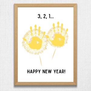2025 New Years Handprint Art | Kids Craft (printable) - Etsy