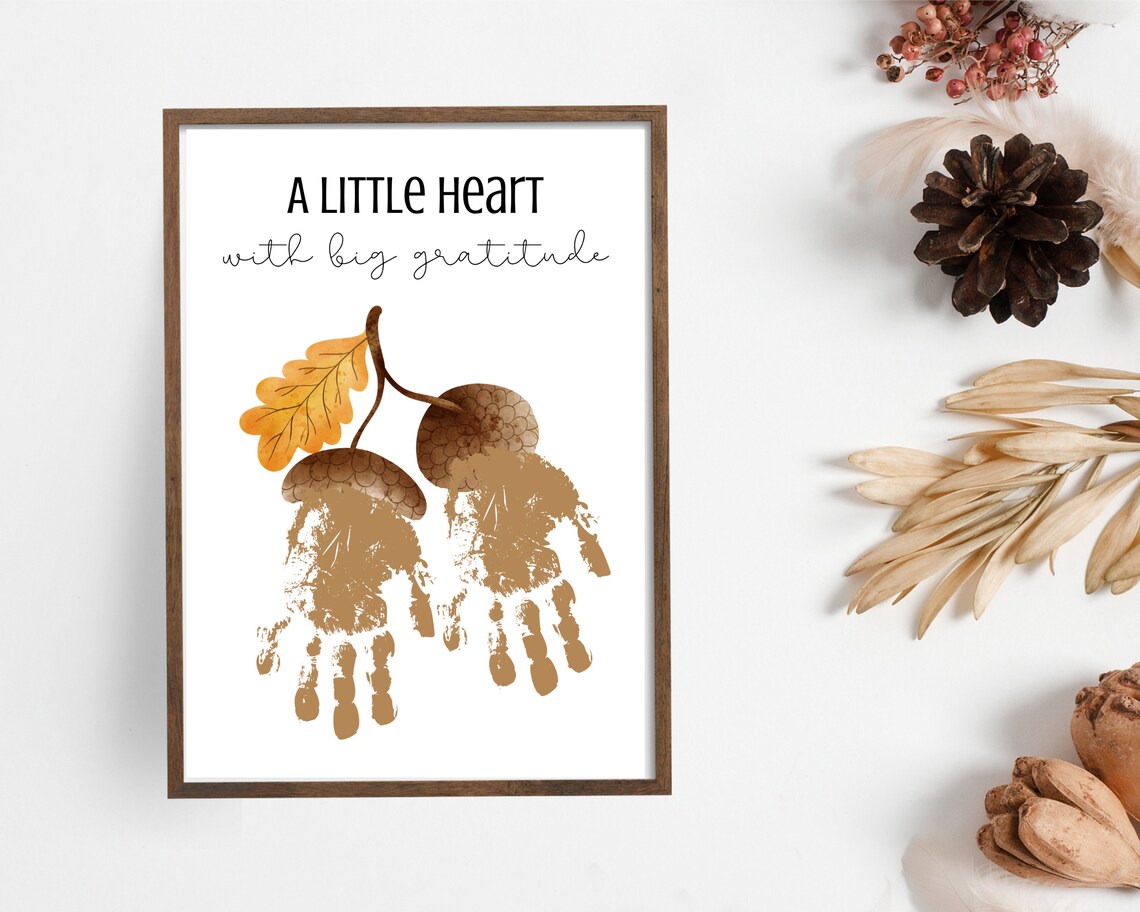 Thanksgiving Handprint Craft Thanksgiving Preschool Craft - Etsy