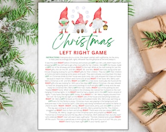 Left Right Christmas Game | Christmas Pass the Prize | Right Left Game ...