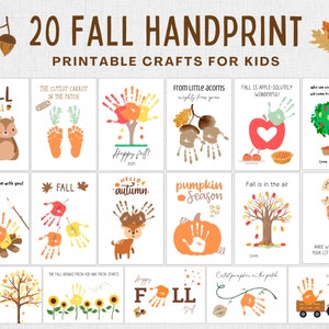 Fall Handprint Craft | Fall Handprint Art | Fall Craft for Kids ...