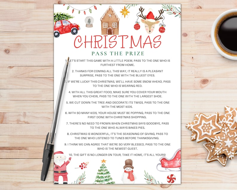 Pass the Prize Christmas Game | Christmas Pass Game | Christmas Games ...