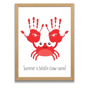 Summer Handprint Craft | Summer Craft for Kids | Summer Craft | Summer ...