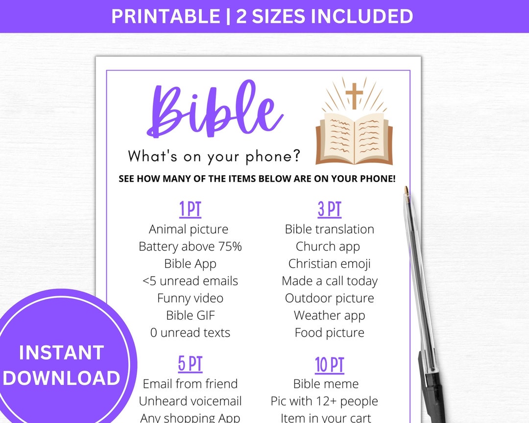What's on Your Phone Bible Game | Ministry, Youth Group (digital ...