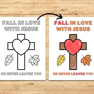 Fall Bible Coloring Pages | Fall Bible Crafts | Fall Sunday School ...