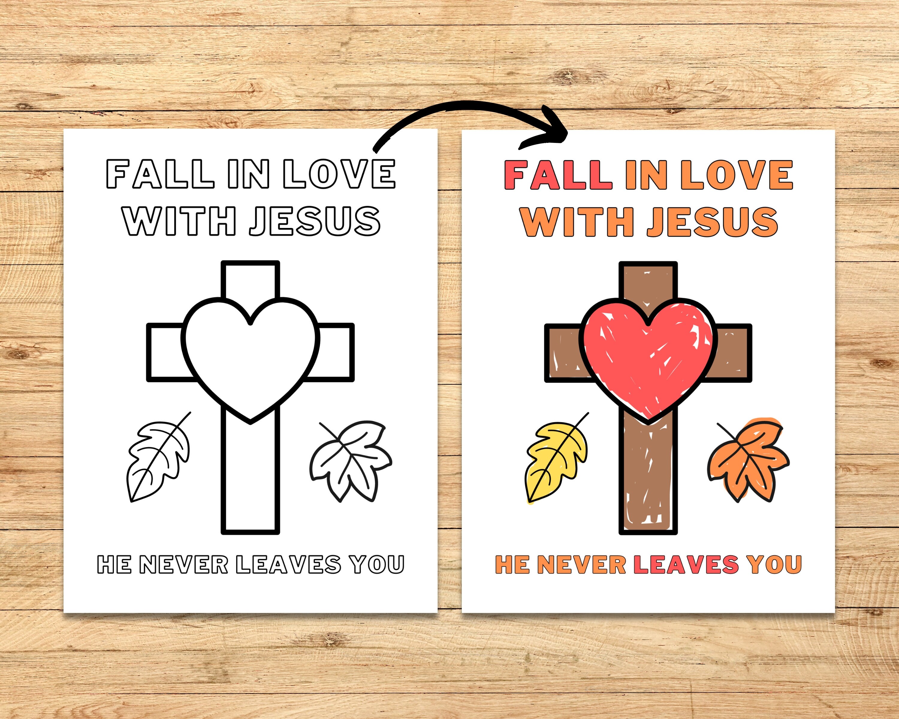 Fall Bible Coloring Pages | Fall Bible Crafts | Fall Sunday School ...