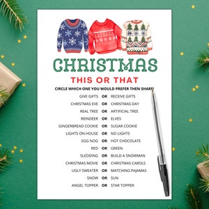 This or That Christmas | Funny Christmas Games | Christmas Party Games ...