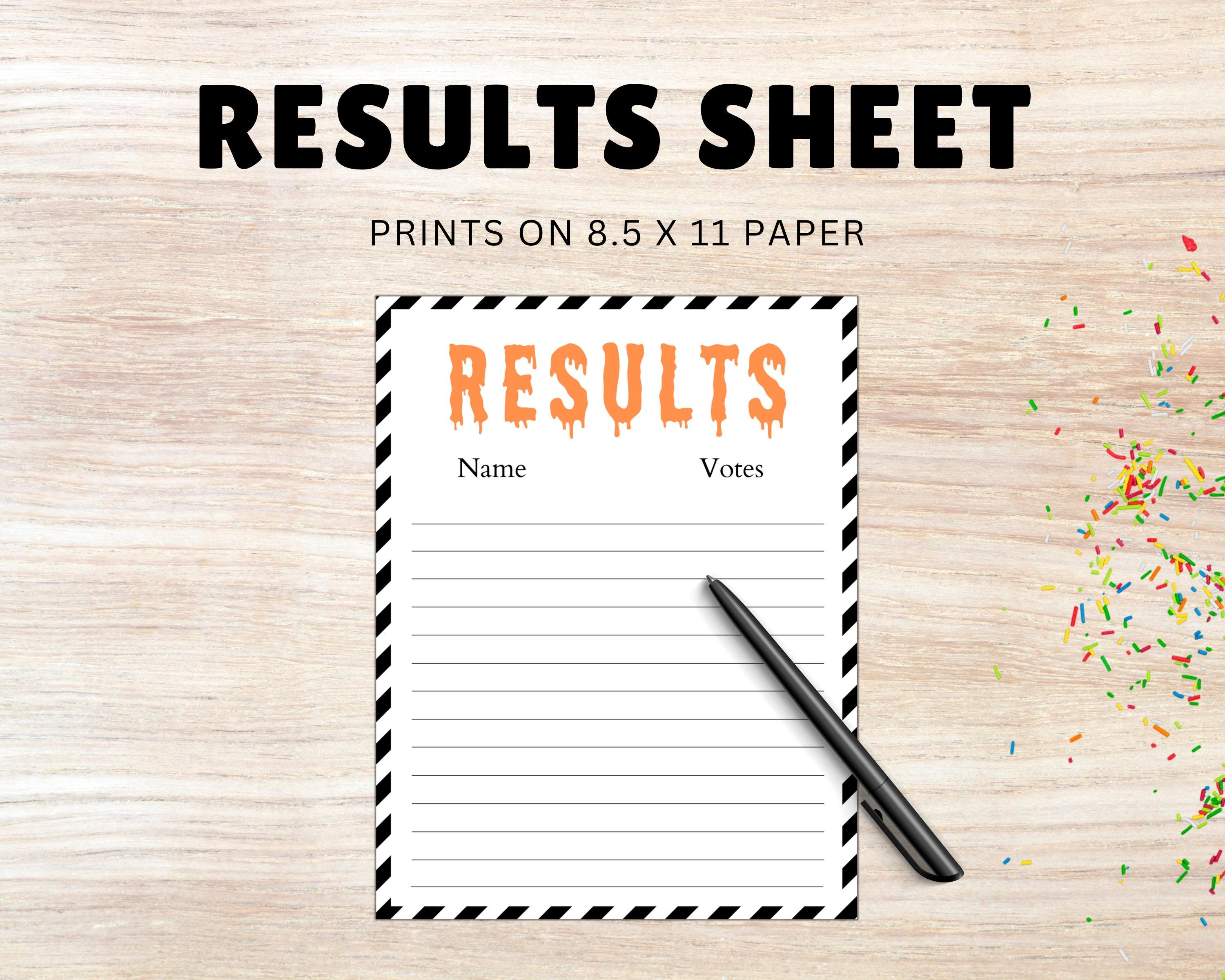 Halloween Costume Contest Kit: Printable Ballots & Awards (digital ...