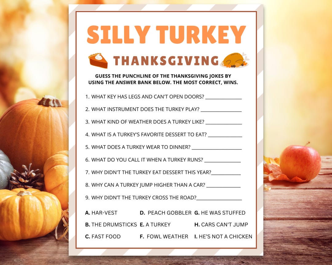 Thanksgiving Jokes | Funny Thanksgiving Game | Hilarious Thanksgiving ...