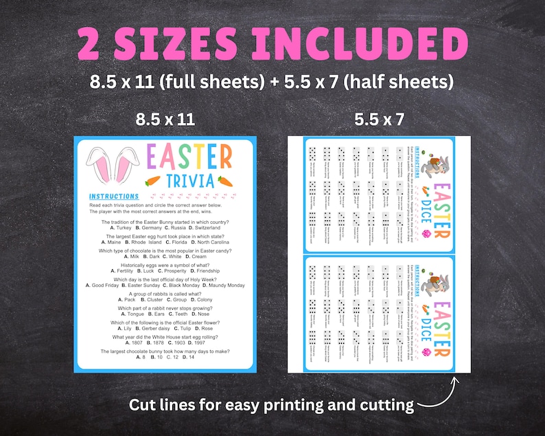 50 Easter Games Bundle | Printable Party Games (digital Download) - Etsy