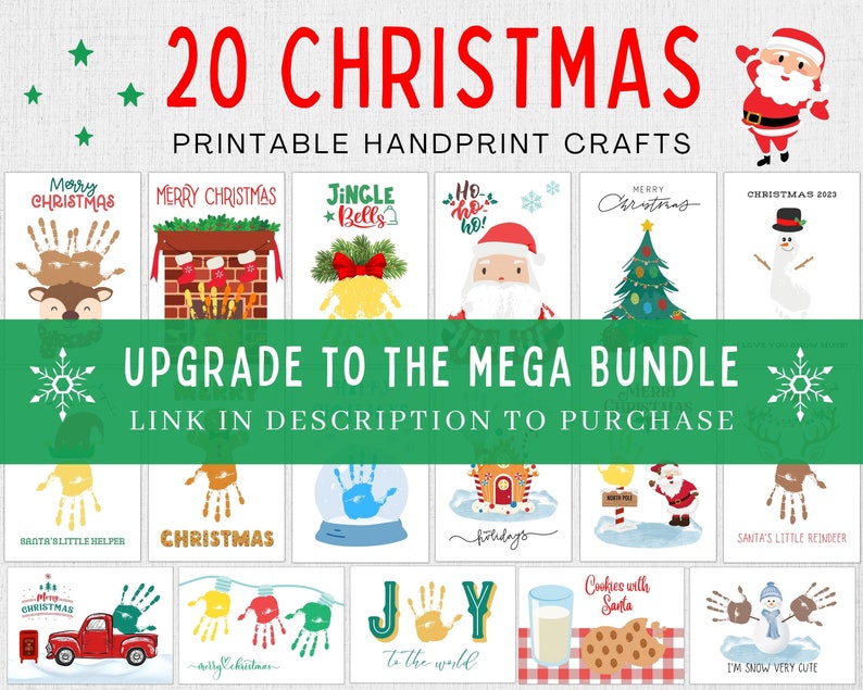 Christmas Handprint Keepsake Craft | Kid's Ornament Project (printable ...