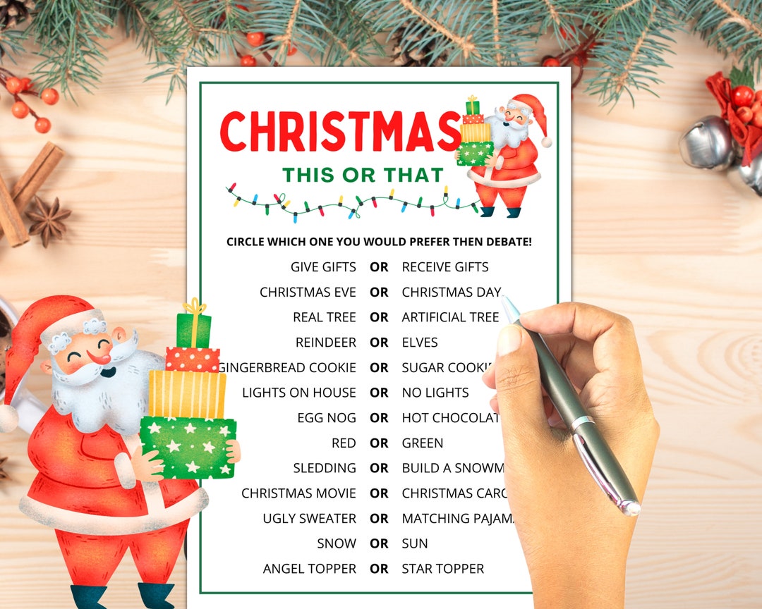This or That Christmas | Christmas Games | Funny Christmas Games ...