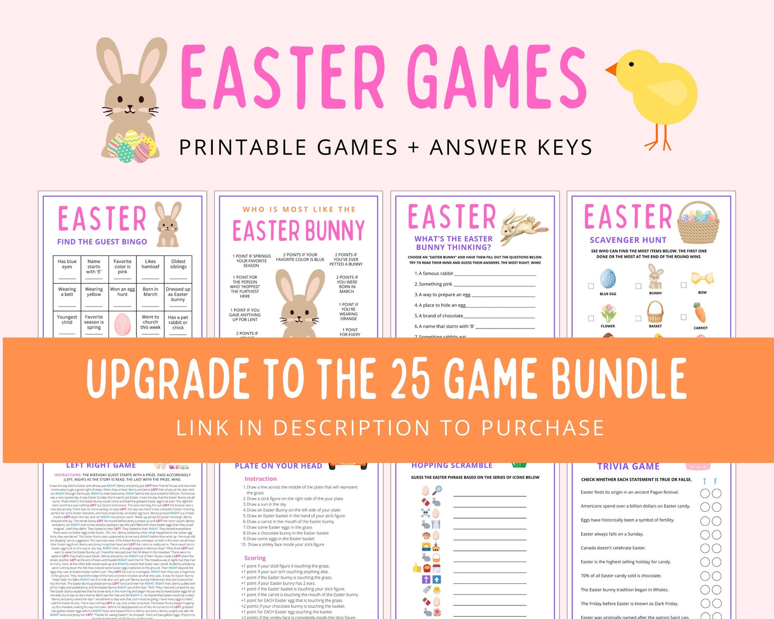 Easter Scavenger Hunt Easter Games Easter Game Kids Adults School Work ...