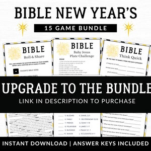New Year's Bible Game New Years Wintery Match New Years Christian Games ...