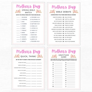 Mother's Day Bible Games | Mothers of the Bible | Women's Ministry ...