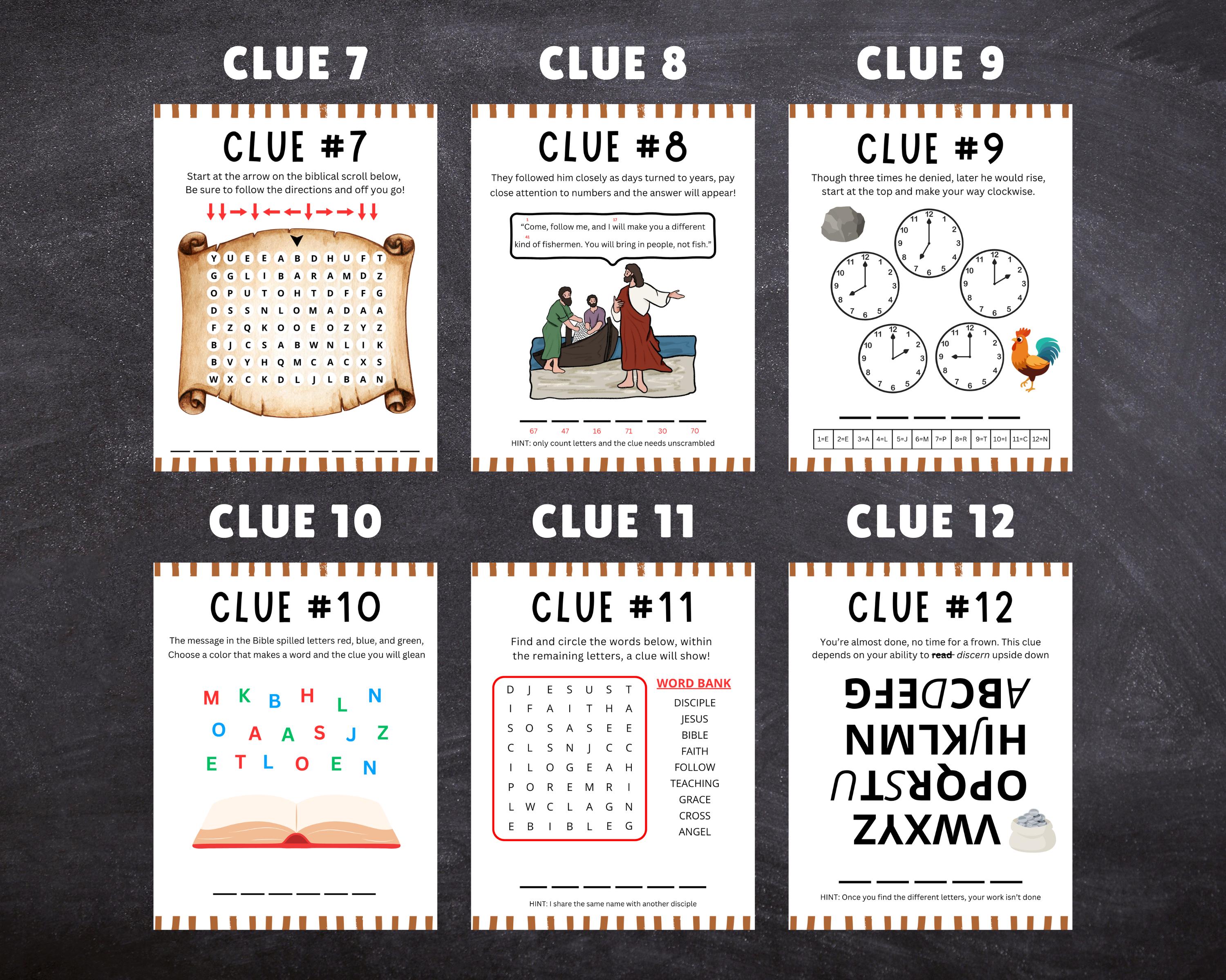 Jesus' Disciples Bible Escape Room | Youth Group Game (printable) - Etsy