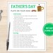 Hilarious Father's Day Game Father's Day Game Fathers Day Activity ...