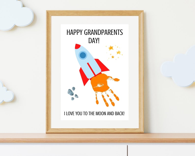 Grandparents Day Craft Grandparents Day Handprint - Etsy