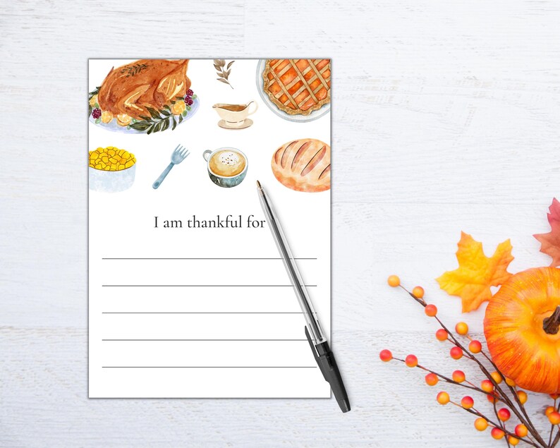 Thanksgiving Gratitude Cards | Printable Thanksgiving Game (digital ...