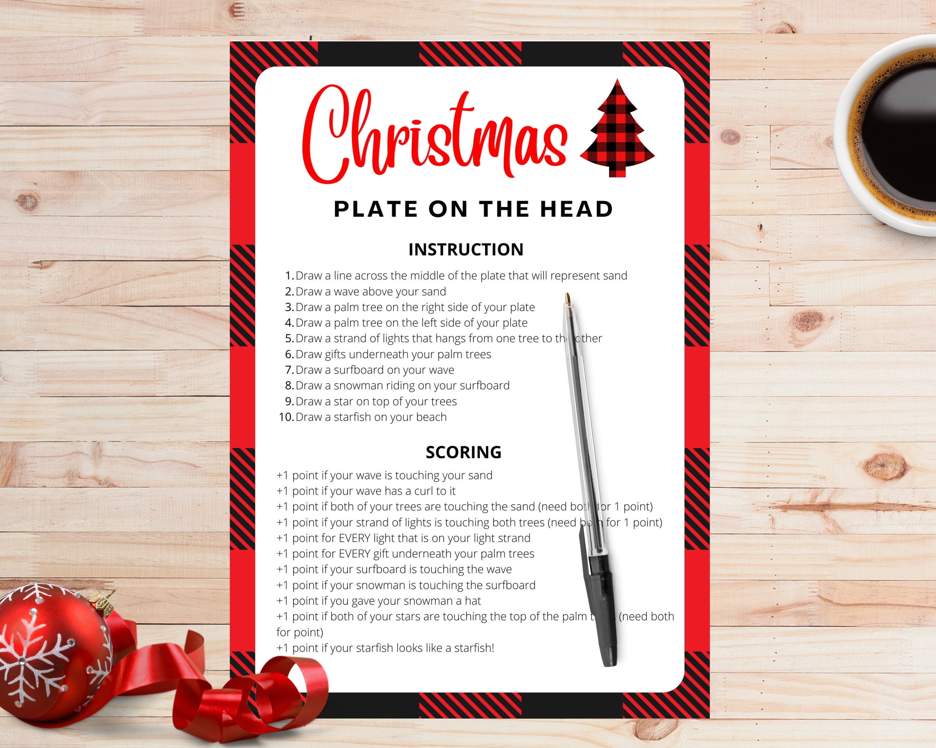 Plate on the Head Game | Hilarious Christmas Game | Christmas Party ...