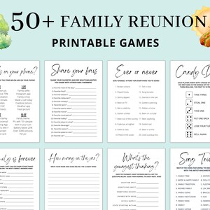 Family Reunion Game Bundle Family Reunion Games Family - Etsy
