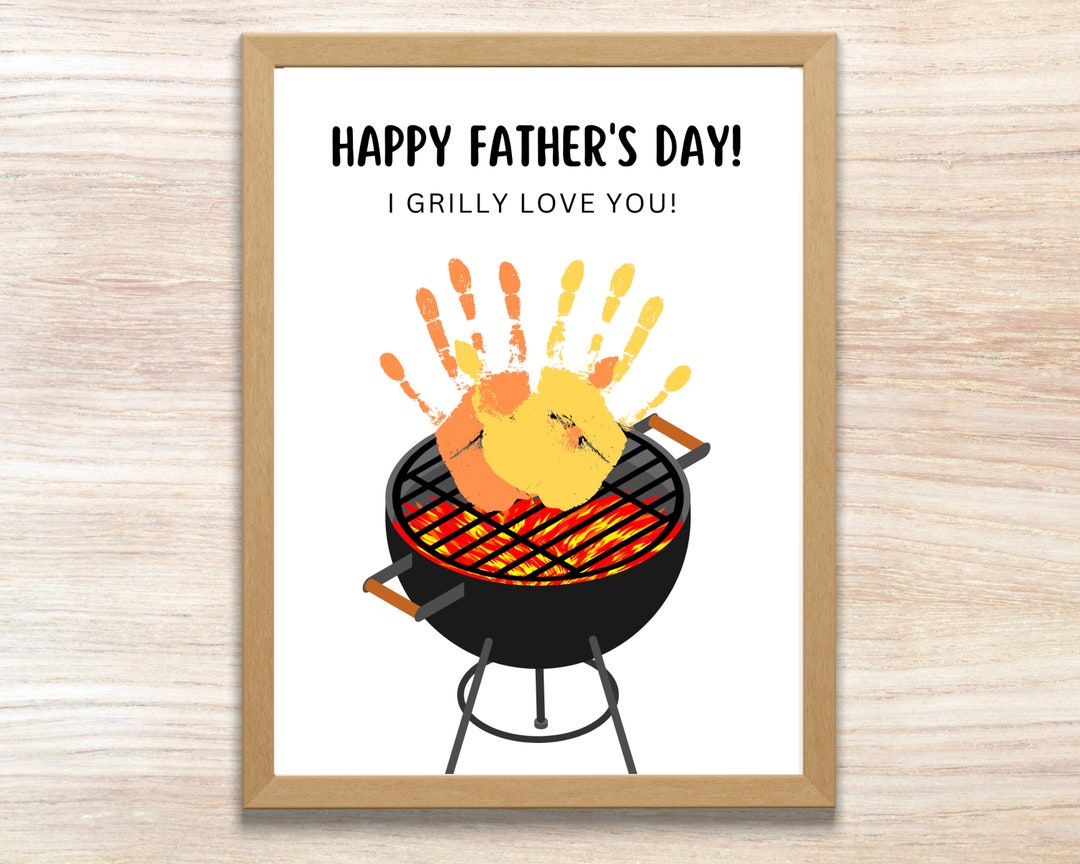 Fathers Day Handprint Craft | Fathers Day Craft | Fathers Day Handprint ...