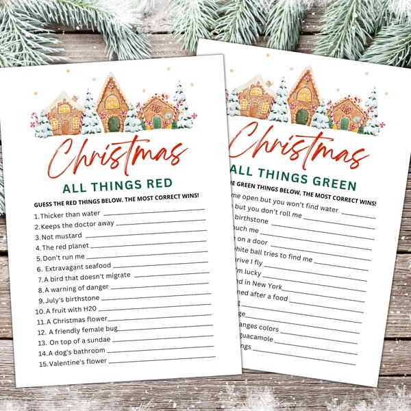 Christmas Party Game - Etsy