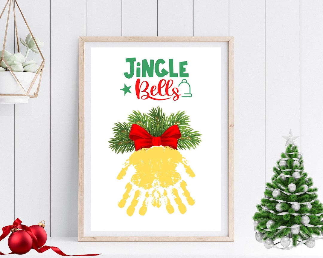 Christmas Handprint Craft | Christmas Preschool Craft | Christmas Craft ...