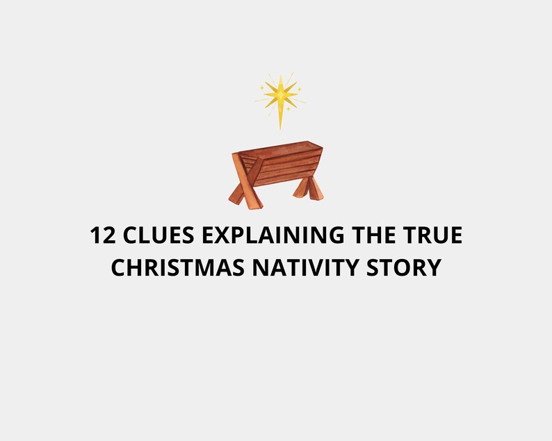 Christmas Bible Scavenger Hunt: 12 Nativity Story Scavenger Hunt Clues ...