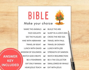 Bible Games Bible Riddles Bible Who Am I Riddles (Instant Download) - Etsy