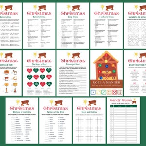 Church Christmas Party Games | Christmas Bible Games | Nativity Games ...