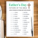 Fathers of the Bible Game | Father's Day Bible Game | Father's Day ...